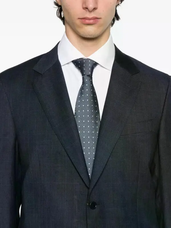 Canali Checked Suit