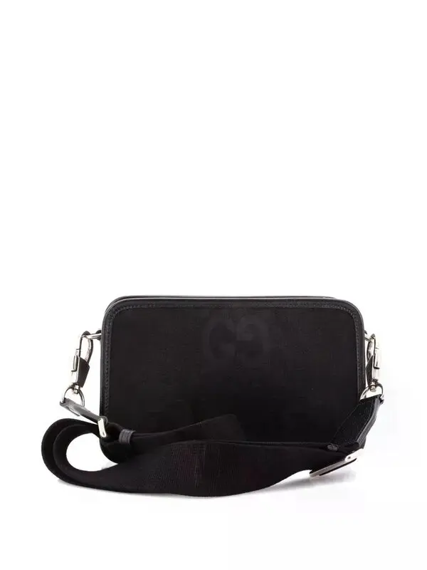 Gucci Camera Bag Jumbo Gg Canvas Mini Crossbody Bag