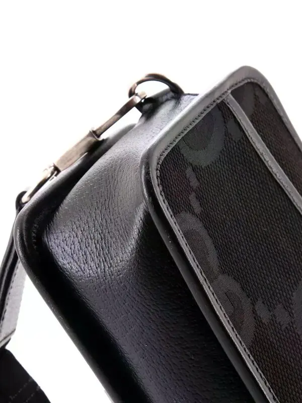 Gucci Camera Bag Jumbo Gg Canvas Mini Crossbody Bag