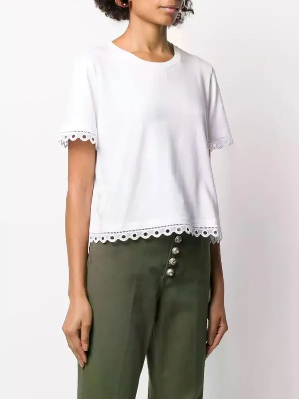 DONDUP Embroidered D-logo T-shirt
