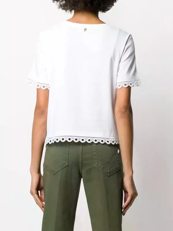 DONDUP Embroidered D-logo T-shirt