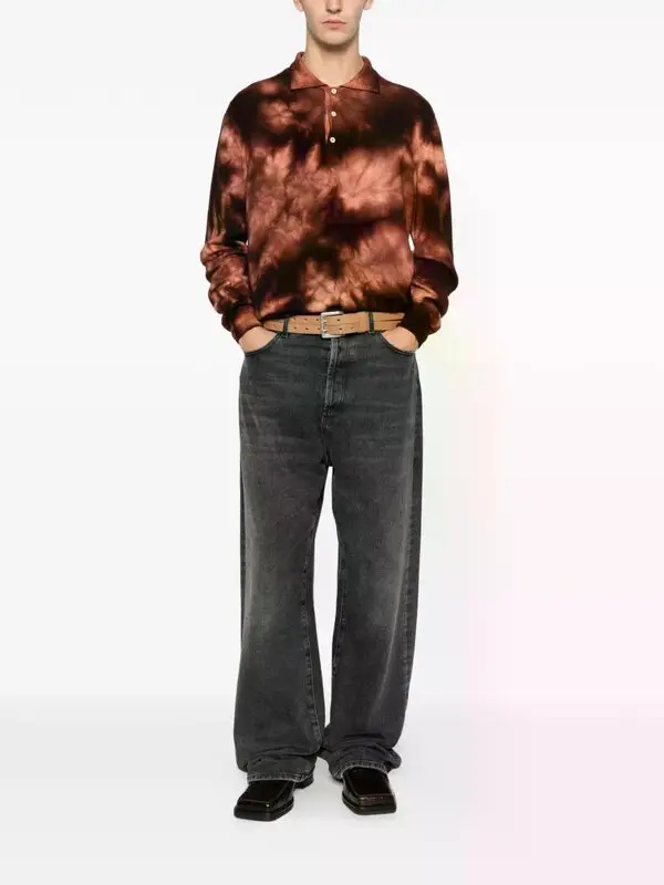 A.N.G.E.L.O. VINTAGE CULT Tie-dye Collared Sweater