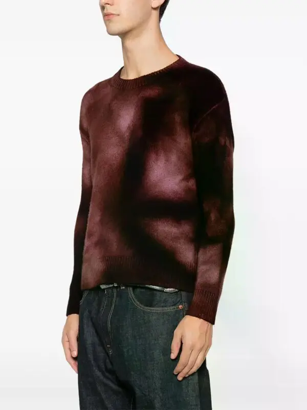 A.N.G.E.L.O. VINTAGE CULT Tie-dye Knit Sweater - Brown
