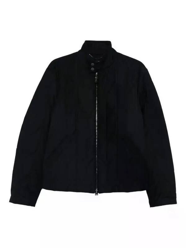 Canali Quilted Diamond-pattern Padded Jacket