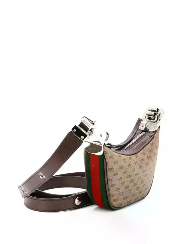 Gucci Micro Gg Coated Canvas Mini Hobo Bag