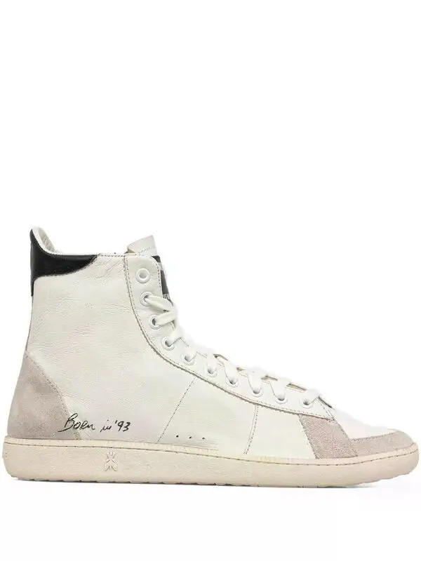 Patrizia Pepe Skin Hi '93 High Top Sneakers - Neutrals