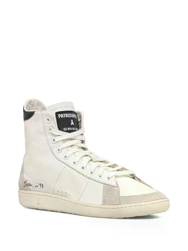 Patrizia Pepe Skin Hi '93 High Top Sneakers - Neutrals