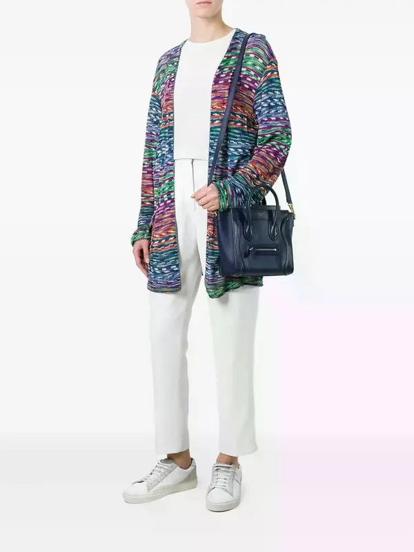 Missoni Long-sleeved Open-front Knitted Cardigan