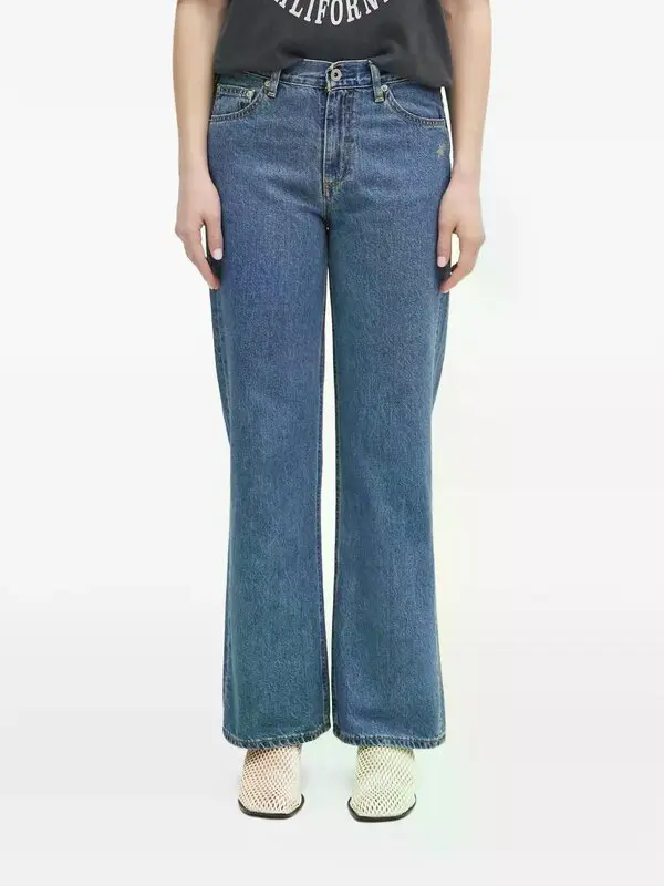 A BATHING APE Embellished Indigo Jeans