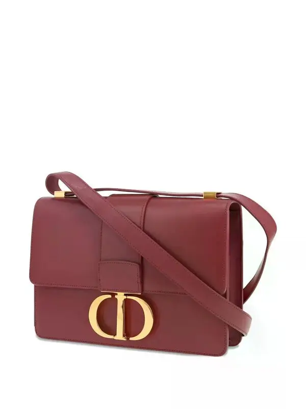 Dior 30 Montaigne Leather Handbag - Red