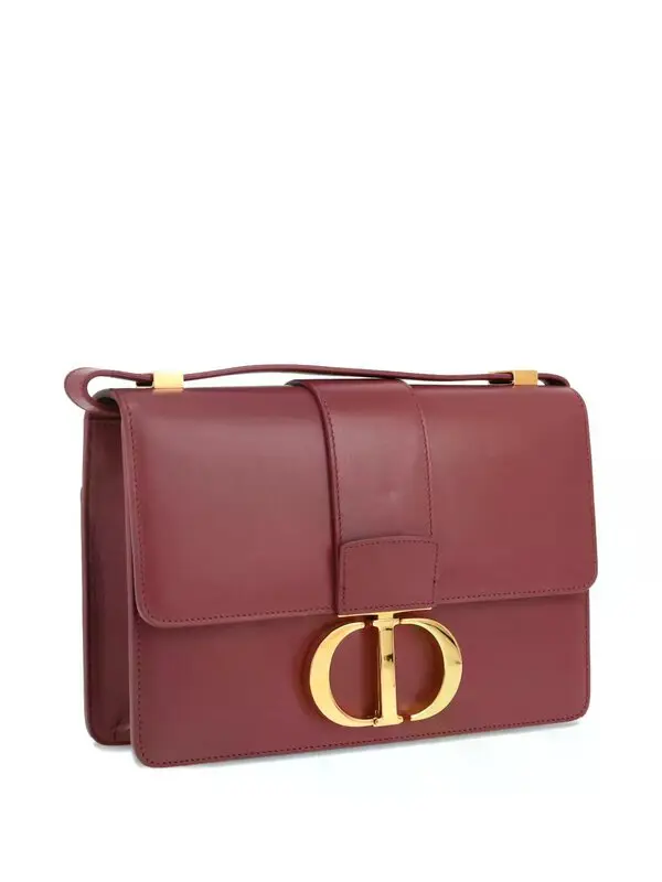 Dior 30 Montaigne Leather Handbag - Red
