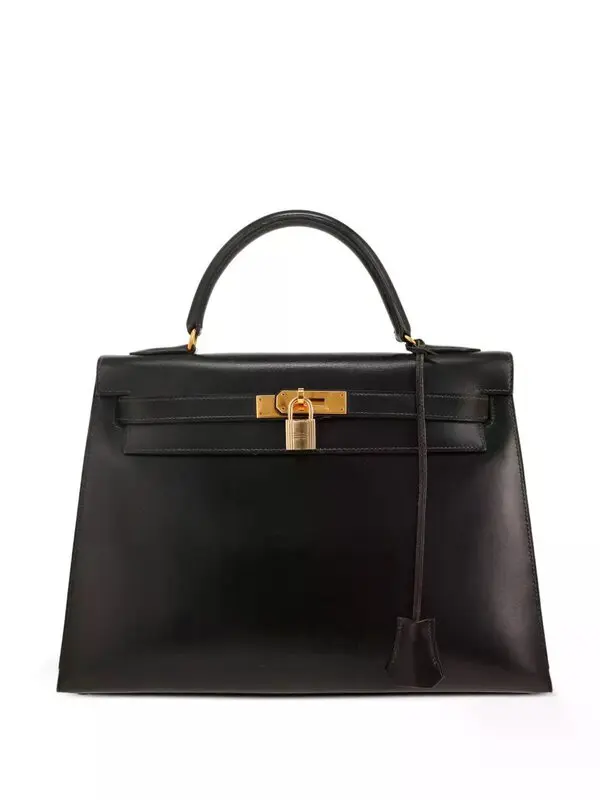 Hermès 1993 Kelly 32 Removable Handle Handbag - Black