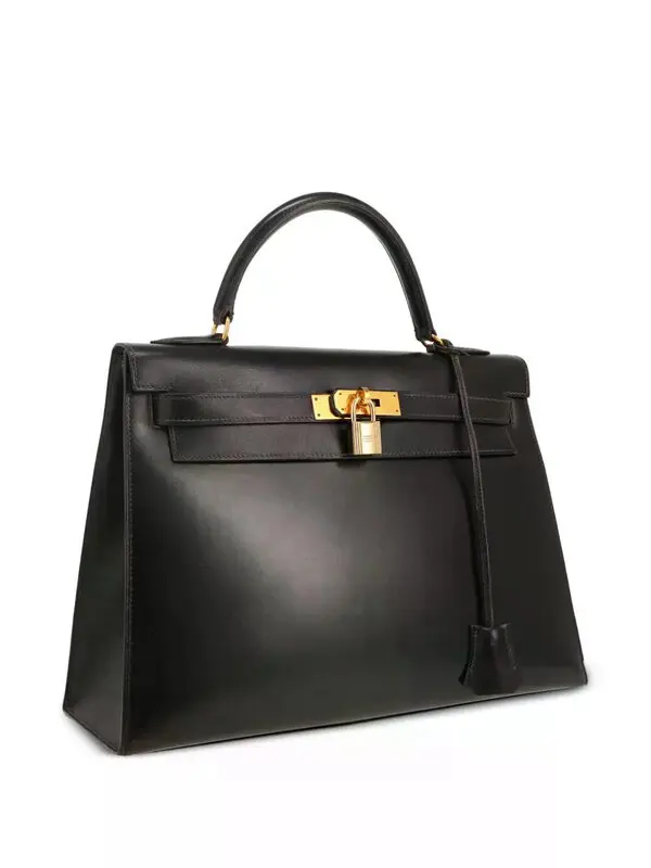 Hermès 1993 Kelly 32 Removable Handle Handbag - Black