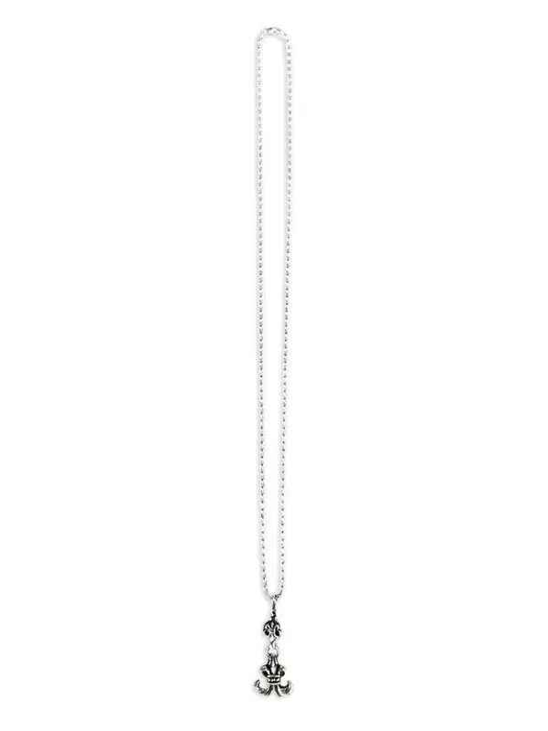 Chrome Hearts Fleur Ball-pendant Necklace - Silver