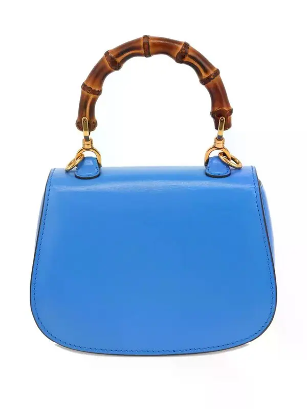 Gucci Bamboo Top Handle Cross-body Bag - Blue
