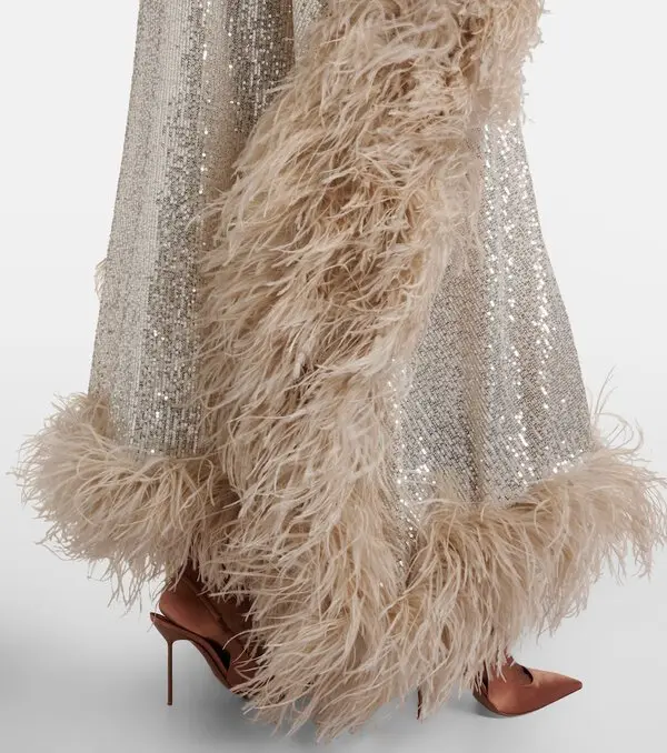 TALLER MARMO Casta Diva Disco Gown - Silver