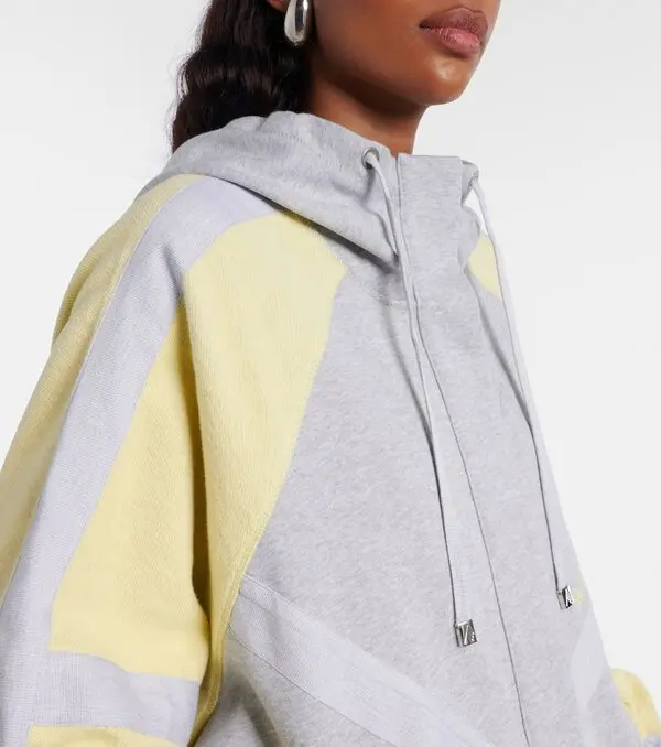 Attico Cotton Jacket With Drawstring Hood