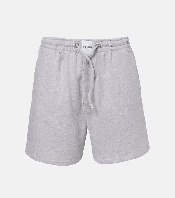 Attico Cotton Shorts - Grey
