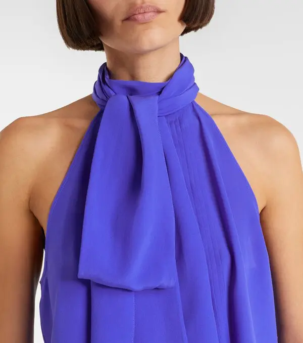 TOM FORD Halter Neck Silk Blouse