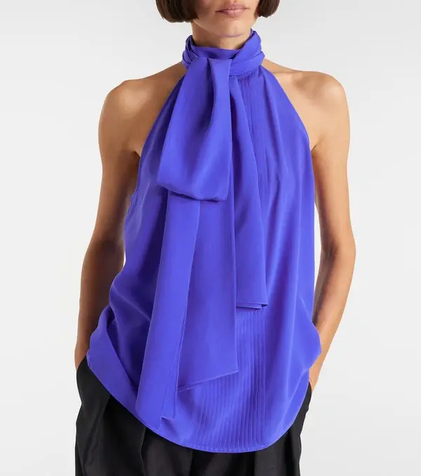 TOM FORD Halter Neck Silk Blouse