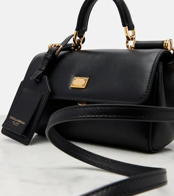 Dolce & Gabbana My Sicily Small Leather Tote Bag