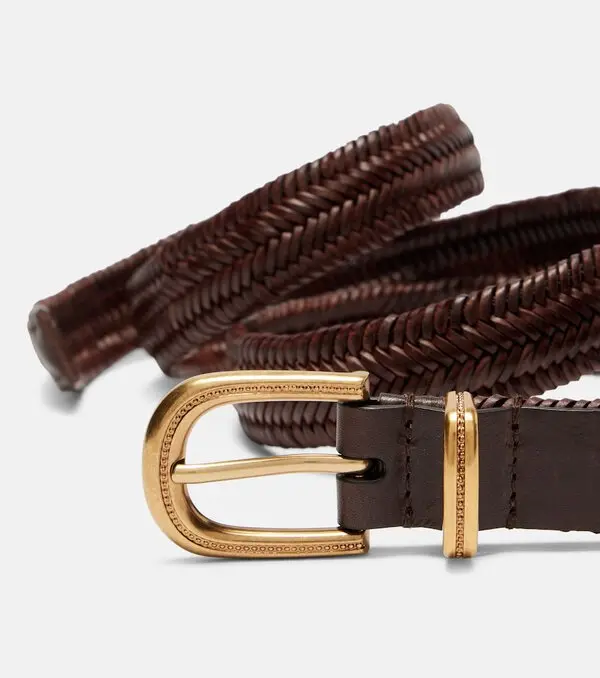 Brunello Cucinelli Braided Leather Belt