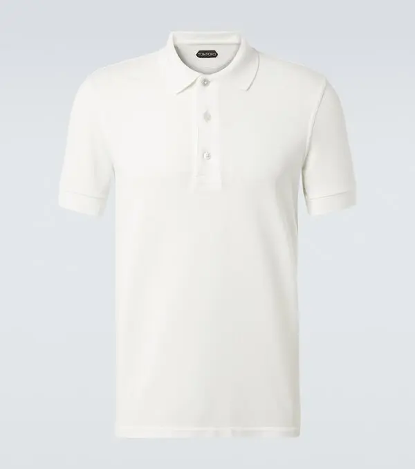 TOM FORD Jersey Polo Shirt - White