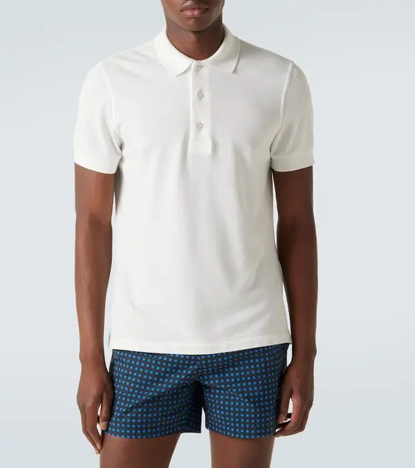 TOM FORD Jersey Polo Shirt - White