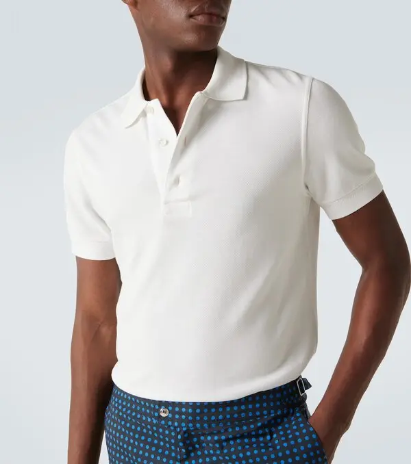 TOM FORD Jersey Polo Shirt - White
