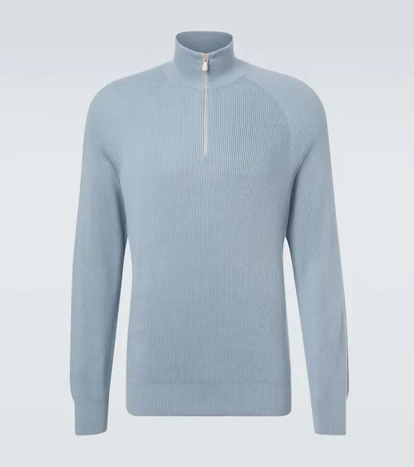 Brunello Cucinelli Ribbed-knit Cotton Sweater