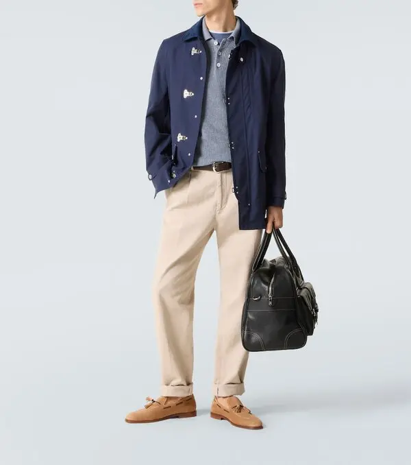 Brunello Cucinelli Suede Loafers With Tassel Detail