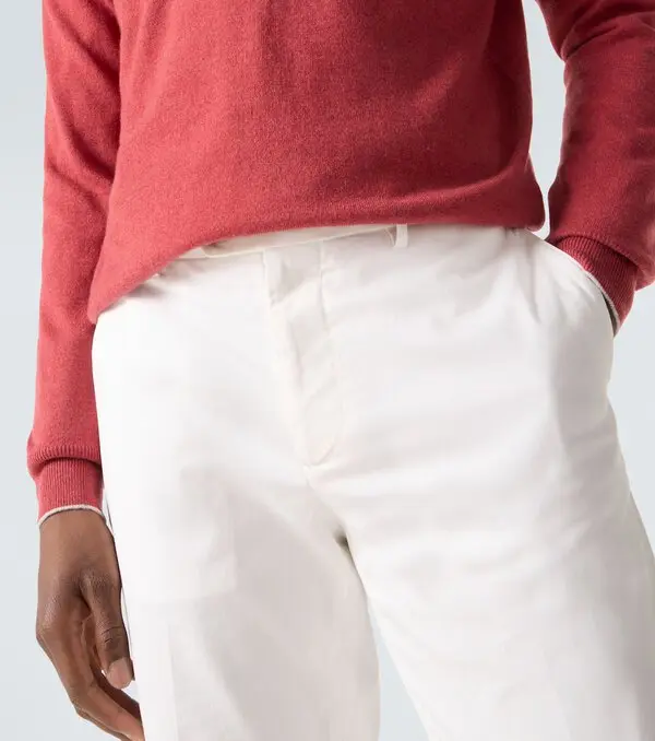 Brunello Cucinelli Cashmere Crewneck Sweater - Red