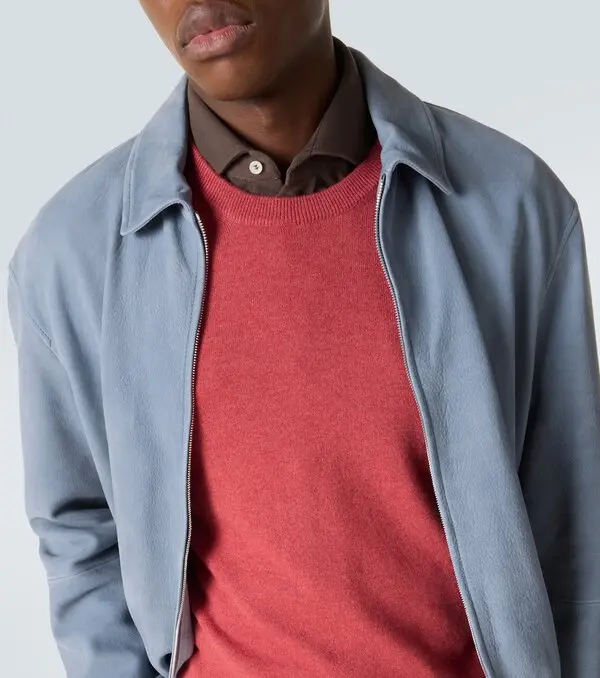 Brunello Cucinelli Cashmere Crewneck Sweater - Red