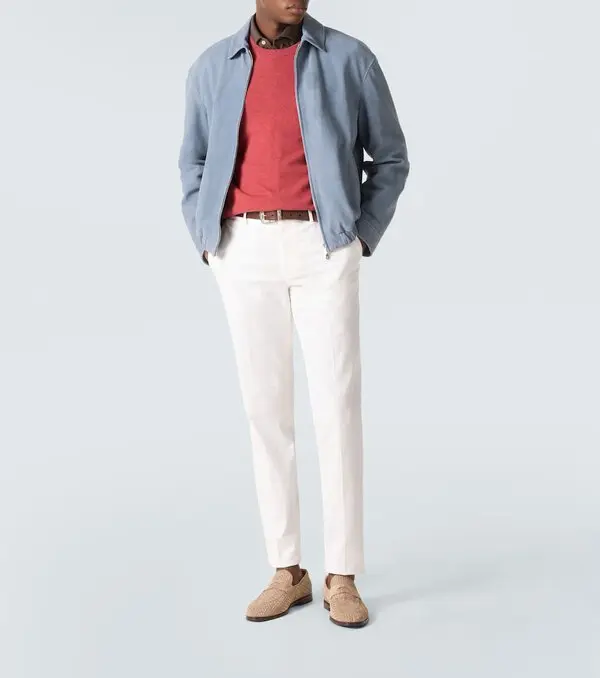 Brunello Cucinelli Cashmere Crewneck Sweater - Red