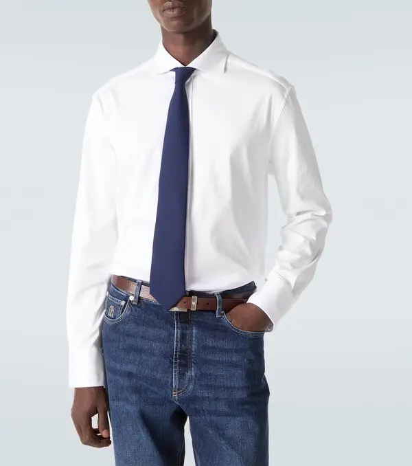 Brunello Cucinelli Cotton Poplin Shirt