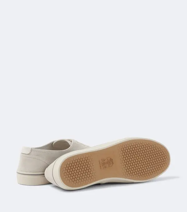 Brunello Cucinelli Suede Lace-up Sneakers