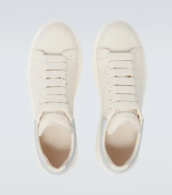 Alexander McQueen Oversized Leather Lace-up Sneakers
