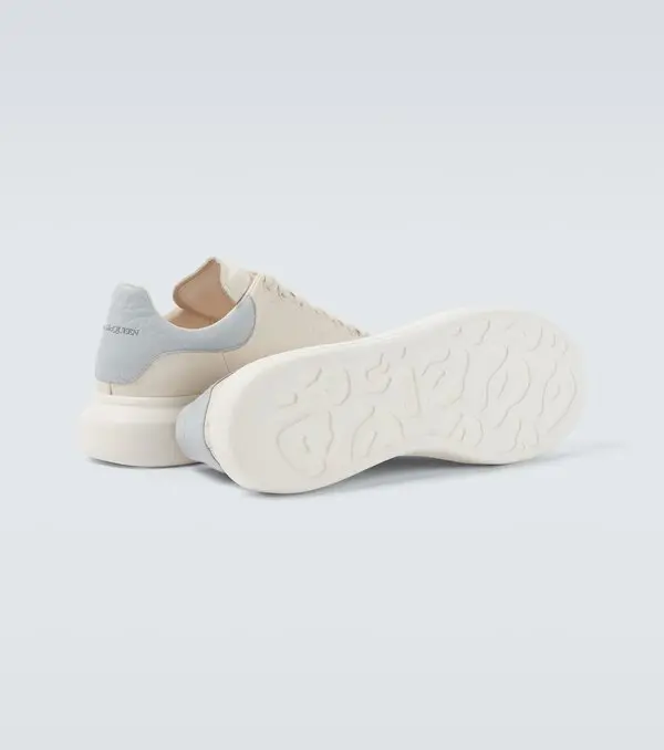 Alexander McQueen Oversized Leather Lace-up Sneakers