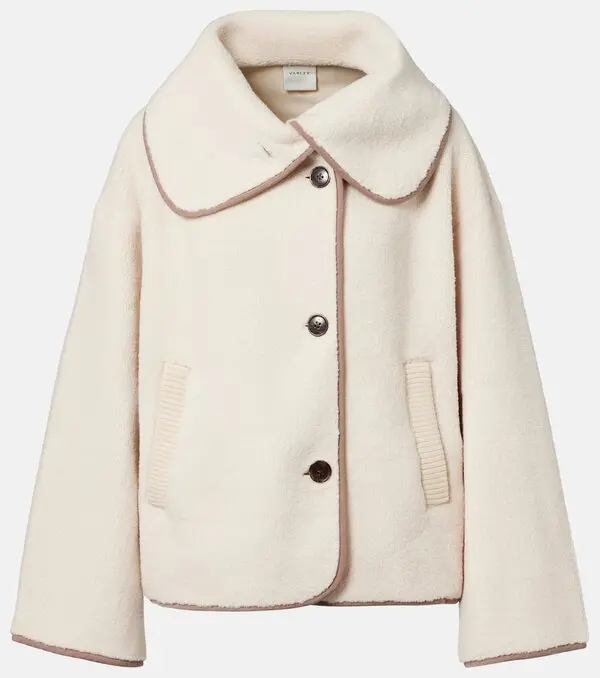 Varley Romane Fleece Jacket - White