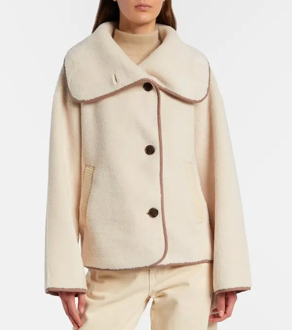 Varley Romane Fleece Jacket - White