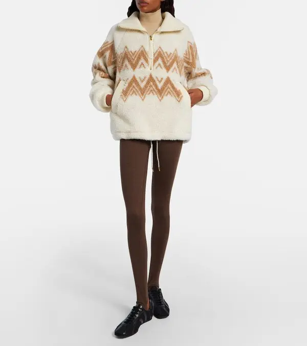 Varley Hendrik Jacquard Teddy Jacket
