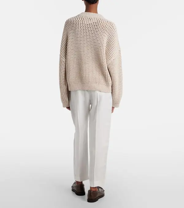 Brunello Cucinelli Mid-rise Straight Leg Trousers