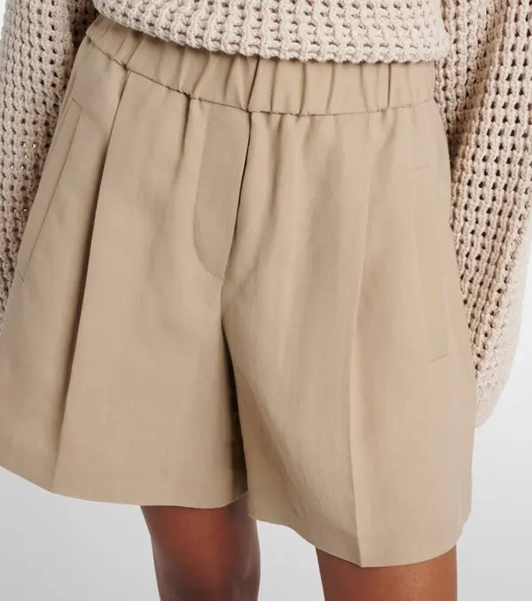 Brunello Cucinelli High-rise Bermuda Shorts
