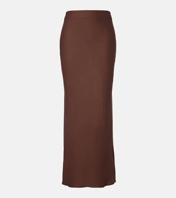 Brunello Cucinelli Twill Maxi Skirt