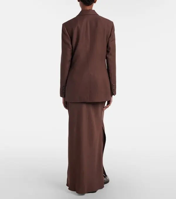 Brunello Cucinelli Twill Maxi Skirt