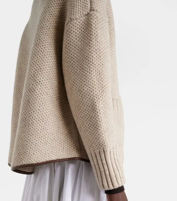 Altuzarra Llewellyn Knitted Wool Jacket - Beige