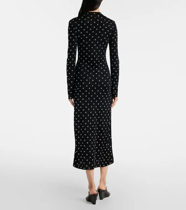 Altuzarra Studded Jersey Maxi Dress