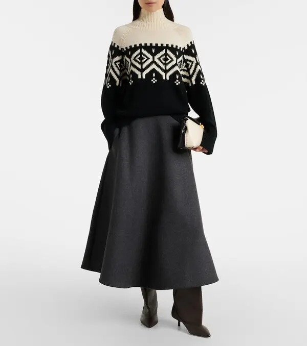 Altuzarra Fair Isle Wool Turtleneck Sweater