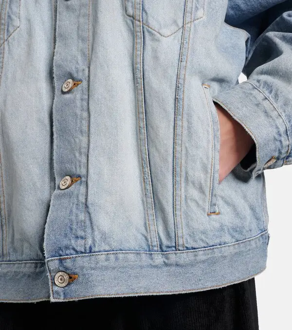 Balenciaga Logo Denim Jacket