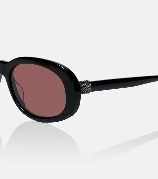 Brunello Cucinelli Oval Sunglasses